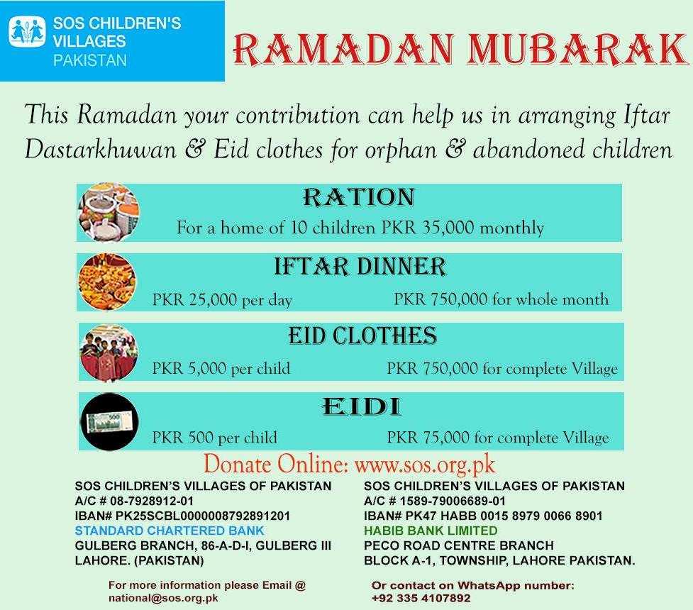 SOS Children's Villages Pakistan - A loving home for every child